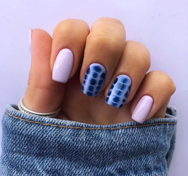 25 Trendy Navy Blue Nails For Summer - lau